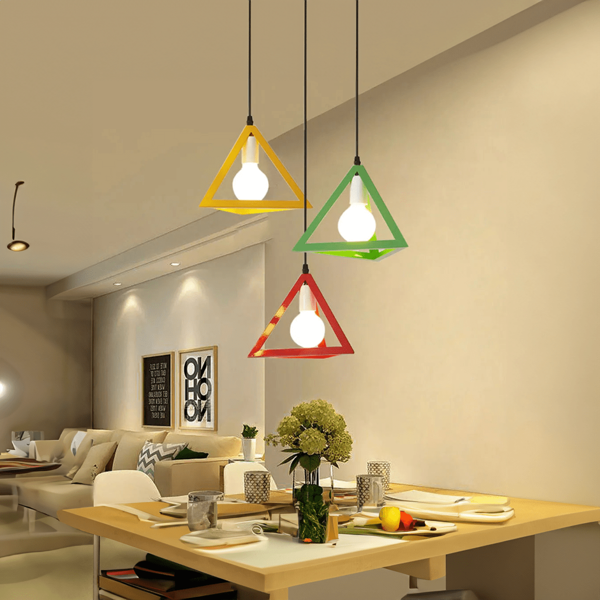 Minimalist Triangular Pendant Light – Civaro