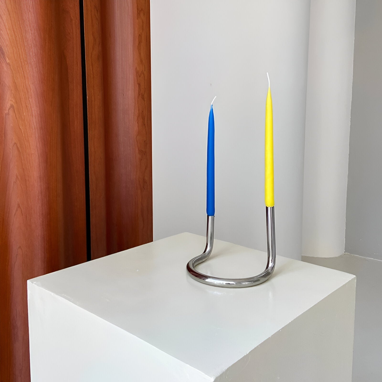 Stainless Steel U-Shaped Candlestick Holder – Civaro